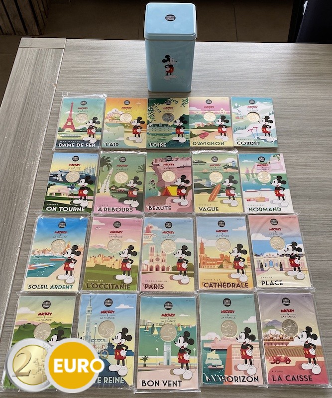 20 x 10 euros France 2018 Mickey et la France en boîte ...
